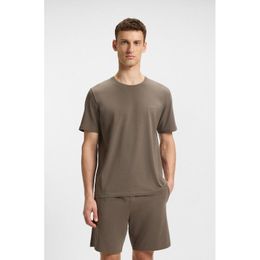 BOSS T-Shirt »Mix&Match T-Shirt R« mit Logostickerei Medium Brown 210 M M Shirt von BOSS Black Menswear