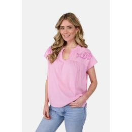 LIEBLINGSSTÜCK LIEBLINGSSTÜCK Schlupfbluse mit Stickerei rosa 46 46 Bluse mit feinen Streifen und Stickerei von LIEBLINGSSTÜCK