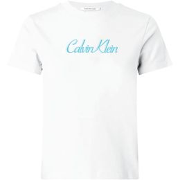 Calvin Klein Jeans T-Shirt »SS 20s CLASSIC LOGO TEE« Mit Rundhalsausschnitt Brilliant White XXL (46) XXL (46) T-Shirt von Calvin Klein Jeans...