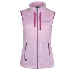 DEPROC Active Fleeceweste &raquo;CLAIR WOMAN&laquo; mit Kontrastdetails rosa 40 (M) 40 (M) Strickfleeceweste mit Stehkragen