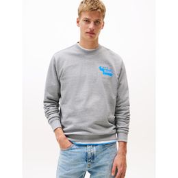 Tommy Jeans Sweatshirt &raquo;TJM REG STACK CREW EXT&laquo;, Mit Rundhalsausschnitt Grey Htr L L Sweatshirt von Tommy Jeans