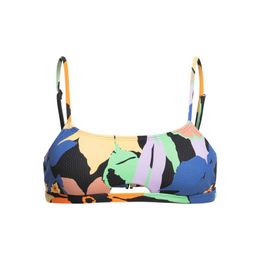 Roxy Bandeau-Bikini-Top »Color Jam« Anthracite Flower Jammin XS - Cup B Cup B XS Material: Mischgewebe aus recyceltem Nylon...