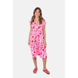 LIEBLINGSSTÜCK LIEBLINGSSTÜCK Sommerkleid mit allover Blumenprint rosa gemustert 40 - N-Gr N-Gr 40 Feminines Kleid mit Blumendruck von LIEBLINGSSTÜCK