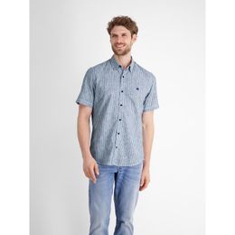 Lerros Kurzarmhemd &raquo;Gestreiftes Herren Sommerhemd&laquo; COBALT BLUE 3XL - Normalgr&ouml;&szlig;en Normalgr&ouml;&szlig;en 3XL REGULAR FIT (normale Passform)