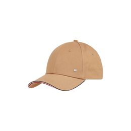 Tommy Hilfiger Damen Baseball Cap &raquo;TH CORPORATE COTTON 6 PANEL CAP&laquo; mit dezentem Logo-Pin &uuml;ber dem Schild beige