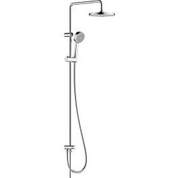 Hansa HansaBASIC 5538 Duschsystem 55380130 Handbrause Ø 90mm, 1-strahlig, Druckumsteller, chrom