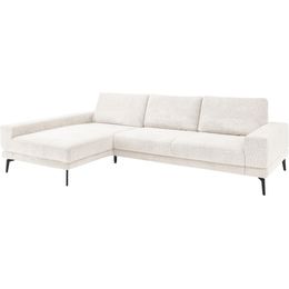 Ecksofa "SO 3600 optimaler Sitzkomfort in Federkern o. Kaltschaum, 2 Sitzh&ouml;hen", wei&szlig; (kama natur), B:293cm H:87cm T:180cm, 100% Polyester, SET ONE BY Musterring, Sofas, Ecksofa, Sitzh&ouml;he 42 cm, Federkern, B 293 x T 180 cm, Kama natur