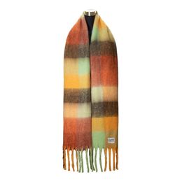 Chillouts Schal 'Gero' Damen Größe One Size braun / gelb / hellgrün / orange