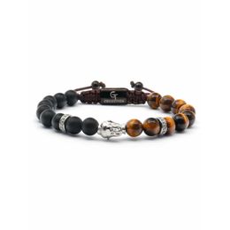 Gt Collection Bracelet 'Buddha Head' male Silver size One Size