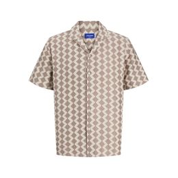 Jack & Jones Jack & Jones Button Up Shirt 'JORSummer Luke' male Brown size XXL