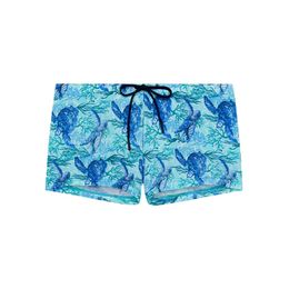 HOM Swim Trunks ' Swim Shorts Tartane ' male Blue size XXL