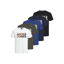 Jack & Jones Jack & Jones Shirt male Blue, Green, Black, White size L