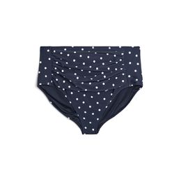 Swim by Zizzi Bikinihose Damen Gr&ouml;&szlig;e XXL marine / wei&szlig;