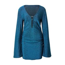 MYLAVIE by Sarah Harrison Kleid Damen Größe 44 blau Winterkleid