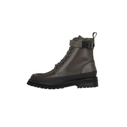 Strellson Schn&uuml;rboots 'Ravenscourt Nimonico' Herren Gr&ouml;&szlig;e 44 khaki / schwarz