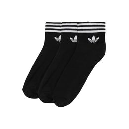 adidas originals Socken 'Island Club Trefoil' Damen Größe 35/38 schwarz / weiß
