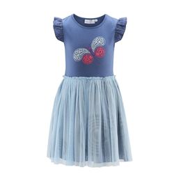 happy girls Dress girl Blue size 146