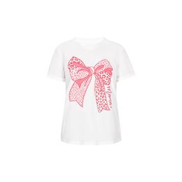 NALLY T-Shirt 'Fashion Look' Damen Gr&ouml;&szlig;e L melone / wei&szlig;