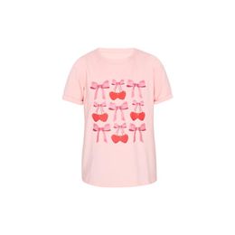 NALLY T-Shirt 'Fashion Look' Damen Gr&ouml;&szlig;e L oliv / rosa / rot