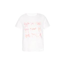 NALLY T-Shirt 'Fashion Look' Damen Gr&ouml;&szlig;e L rosa / wei&szlig;