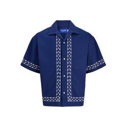 Jack & Jones Jack & Jones Button Up Shirt 'JORDIA' male Blue size L