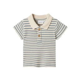 name it Poloshirt 'NBMJerimiah' Gr&ouml;&szlig;e 62 beige / blau