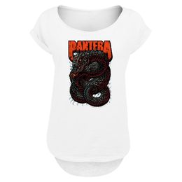 F4NT4STIC T-Shirt 'Pantera Venomous Snake' Damen Gr&ouml;&szlig;e XL rot / schwarz / wei&szlig;