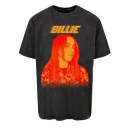 F4NT4STIC T-Shirt 'Billie Eilish' Herren Gr&ouml;&szlig;e S gelb / rot / schwarz