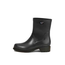 Aigle Gummistiefel ' FULFEEL MID ' Damen Größe 40 schwarz Winterschuhe