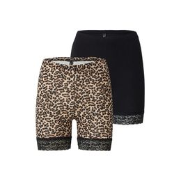 Only Leggings 'ONLLIVE LOVE' female Brown, Black size XXL