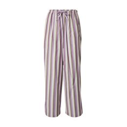 Topshop Hose Damen Größe 38/40 brokat / hellgrau / lila / offwhite