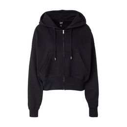 GAP Zip-Up Hoodie female Black size S