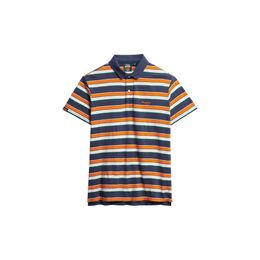Superdry & Co Poloshirt Herren Gr&ouml;&szlig;e XXL marine / dunkelgr&uuml;n / orange / wei&szlig;