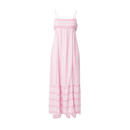 Hollister Kleid Damen Gr&ouml;&szlig;e 42 altrosa / hellpink / wei&szlig; Winterkleid