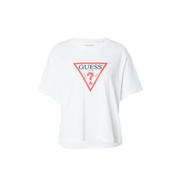Guess Jeans T-Shirt 'ICONIC' Damen Gr&ouml;&szlig;e XS rot / schwarz / wei&szlig;