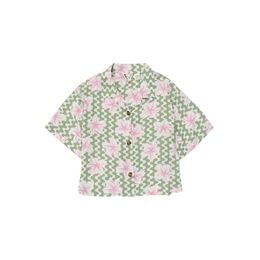 Roxy Funktionsbluse 'Salty Sun' M&auml;dchen Gr&ouml;&szlig;e 128/134 hellgr&uuml;n / hellpink / wei&szlig;