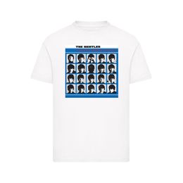 F4NT4STIC T-Shirt 'The Beatles Retro' Jungen Gr&ouml;&szlig;e 110/116 blau / schwarz / wei&szlig;