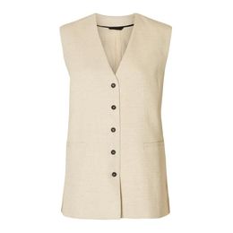 Selected Weste 'SLFMara' Damen Gr&ouml;&szlig;e XS creme