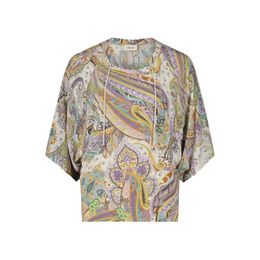 Cartoon Bluse Damen Größe XXXL grün / oliv / lila / flieder