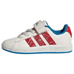 adidas Sportswear Sneaker 'Marvel Spider-Man Grand Court' Jungen Größe 28 rot / schwarz / weiß
