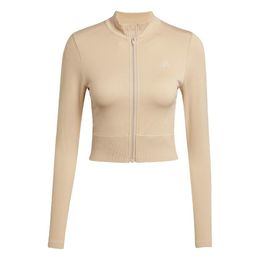 adidas Performance Sportstrickjacke 'Essentials' Damen Gr&ouml;&szlig;e 4XS hellbeige