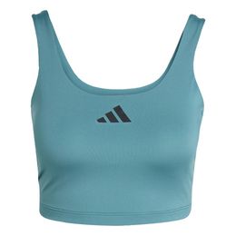 adidas Performance Sport-BH 'Power' Damen Größe XXXS/XXS petrol / schwarz
