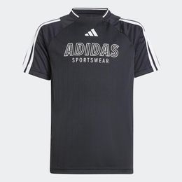 adidas Sportswear Funktionsshirt 'House of Tiro' Jungen Gr&ouml;&szlig;e 140 schwarz / wei&szlig;