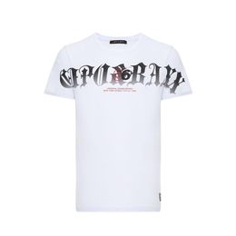 Cipo & Baxx CIPO & BAXX T-Shirt Herren Gr&ouml;&szlig;e S rot / schwarz / wei&szlig;