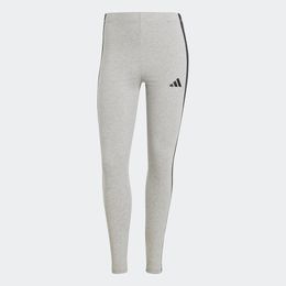 adidas Sportswear Sporthose 'Essentials' Damen Gr&ouml;&szlig;e XL/XXL grau / schwarz