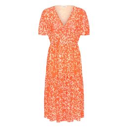 Soaked in Luxury Summer Dress female Orange size XXL