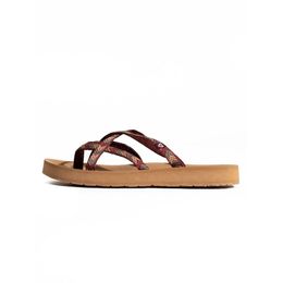 Minnetonka T-Bar Sandals 'Hanna' female Brown size 40