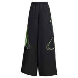 adidas originals Hose 'Teamgeist Adicolor' Damen Größe 50/52 hellgrün / schwarz