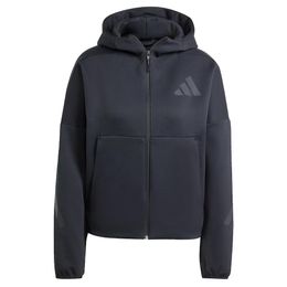 adidas Sportswear Athletic Zip-Up Hoodie 'Z.N.E.' female Black size S