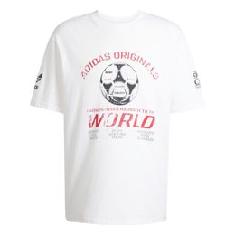 adidas originals T-Shirt '90s Football' Herren Gr&ouml;&szlig;e XXL rot / schwarz / wei&szlig;